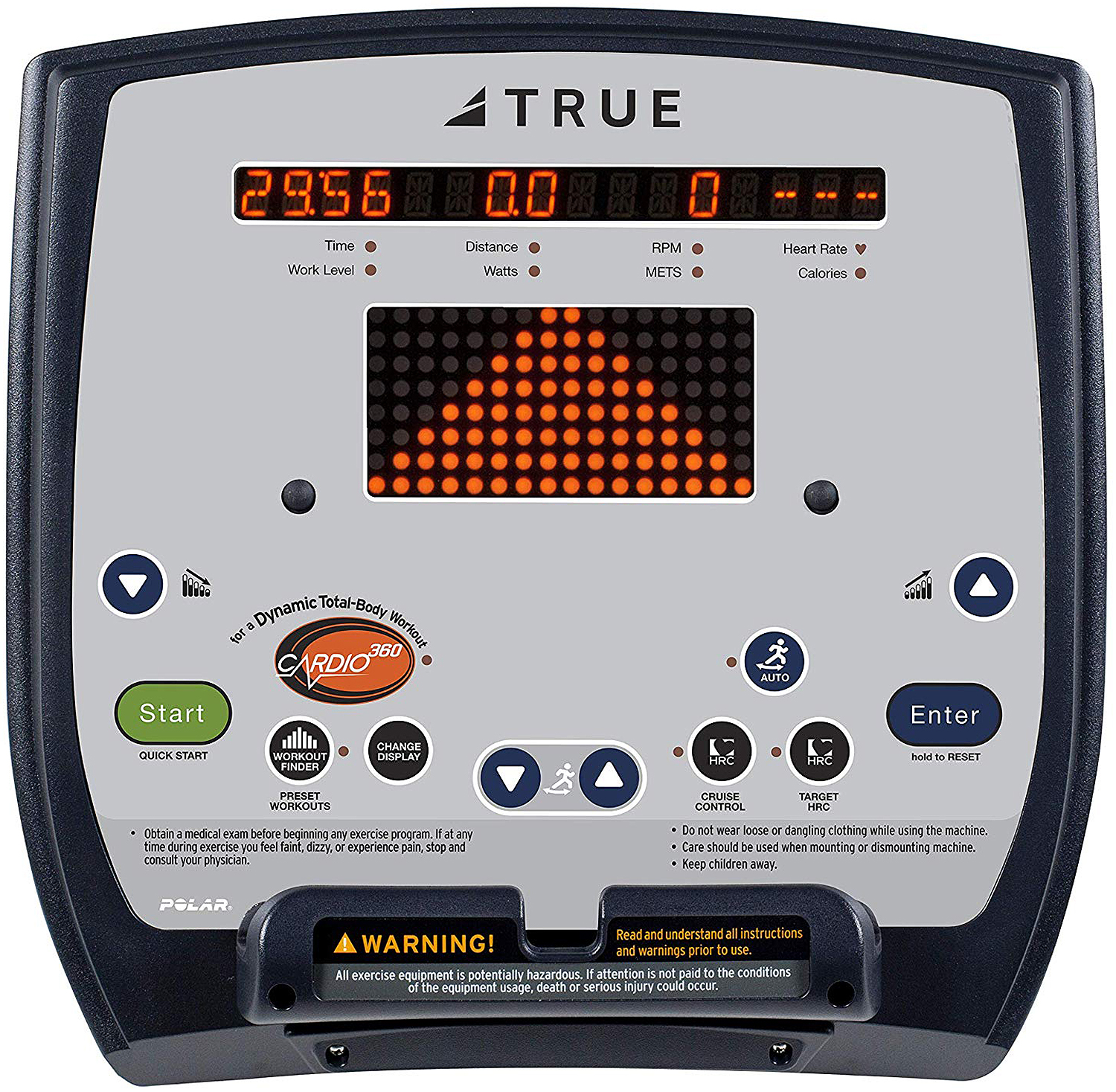 TRUE ES700 Elliptical Trainer With Emerge LED Console | Gyms To Go
