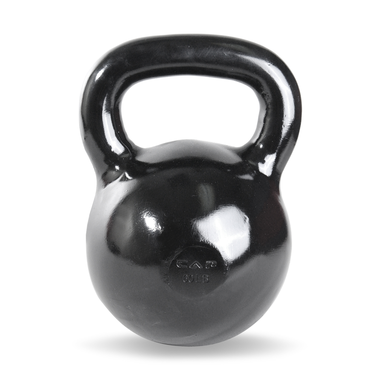 CAP ENAMEL COATED CAST IRON KETTLEBELL 60 LB - | Gyms To Go