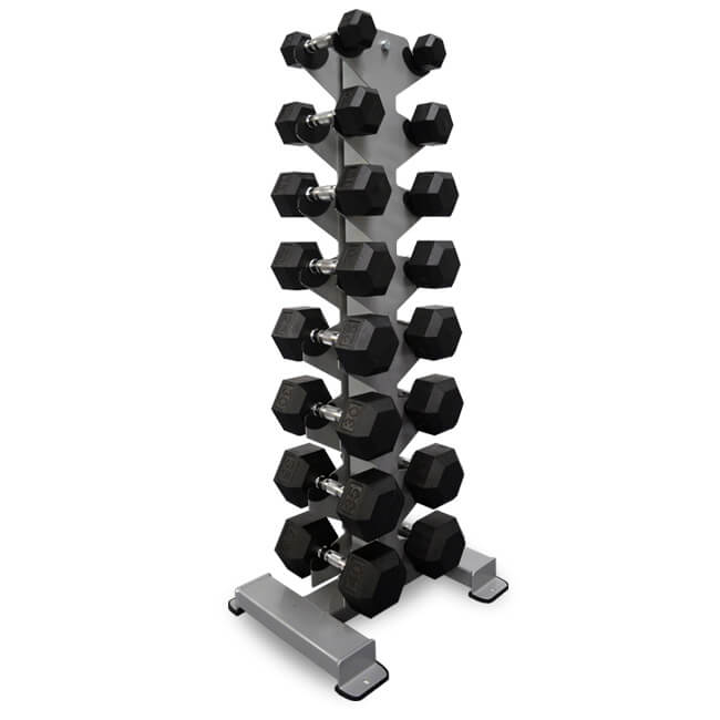 Inflight Fitness 8 Pair Vertical Db Rack South Florida Fitness